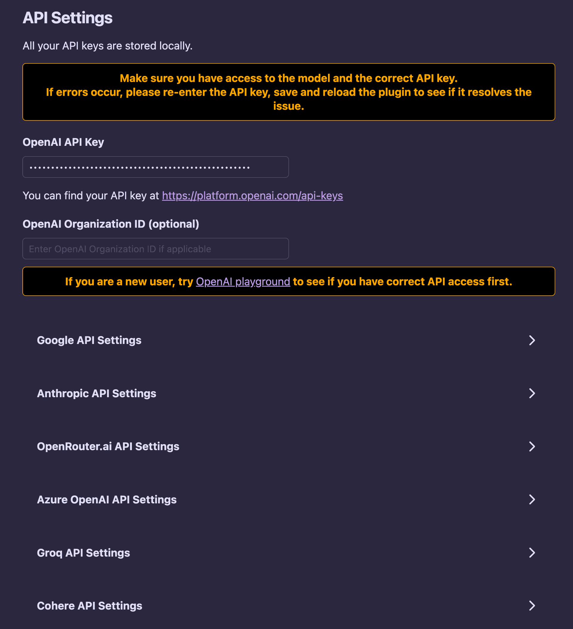 Copilot Settings | Copilot for Obsidian