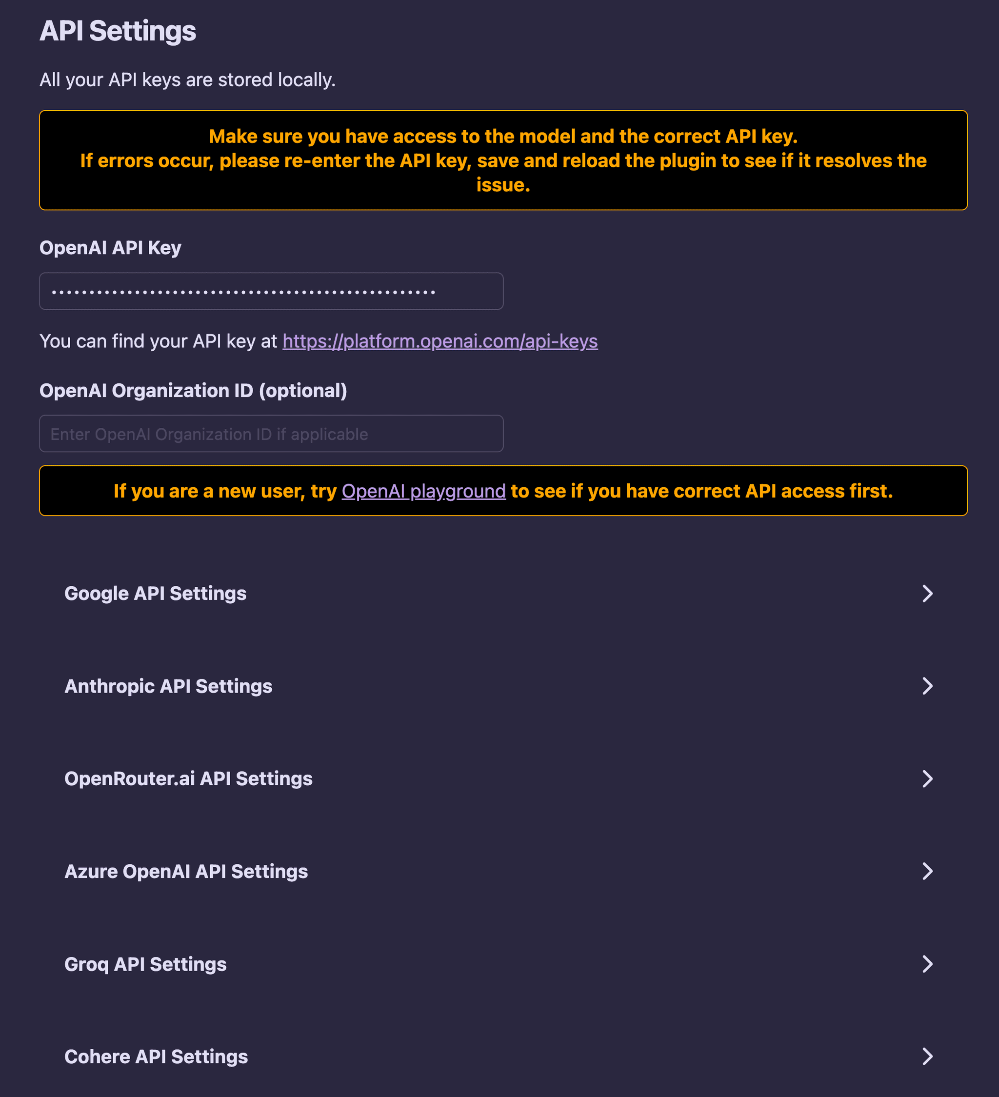 Copilot Settings | Copilot for Obsidian