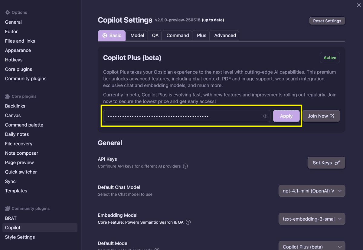 Copilot Plus | Copilot for Obsidian