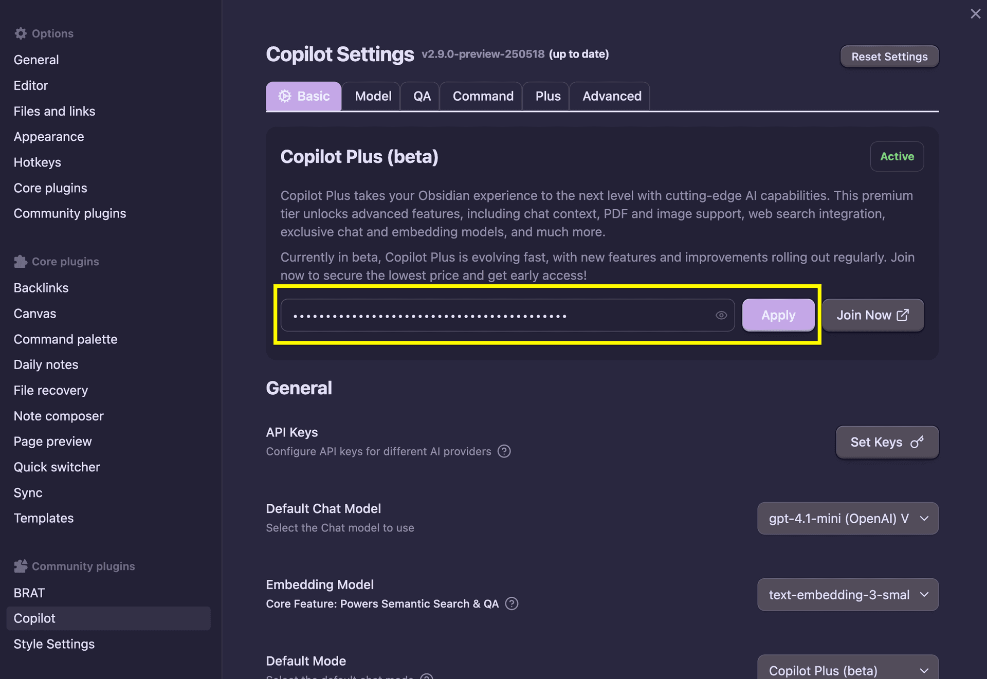 Copilot Plus | Copilot for Obsidian