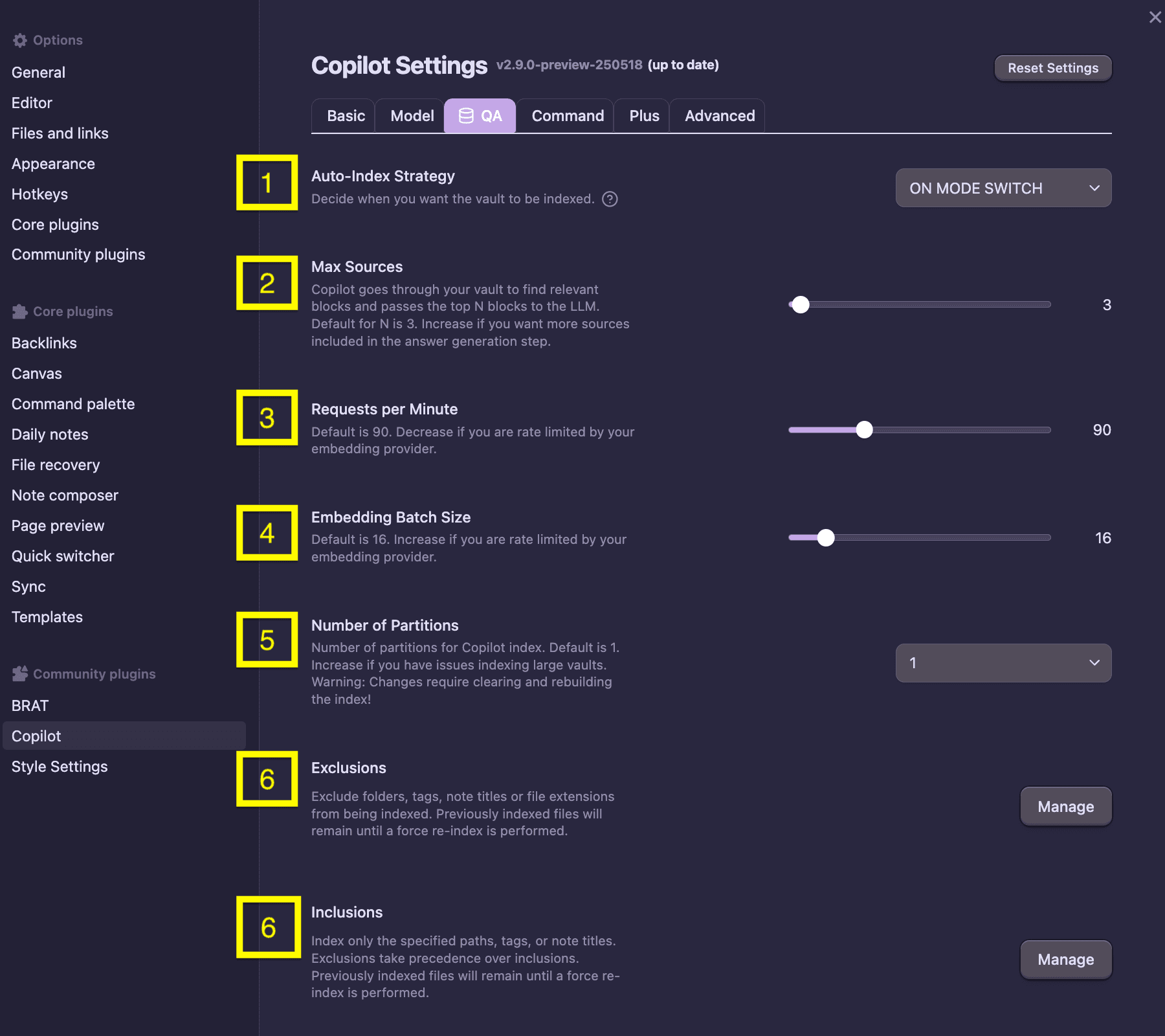 Copilot Settings | Copilot for Obsidian